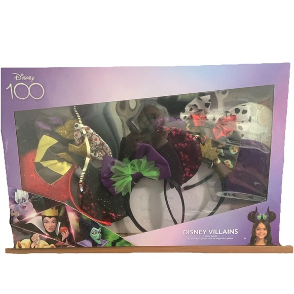 Disney | Party Supplies | Disney Villains 5 Piece Ear Kit New In Box ...